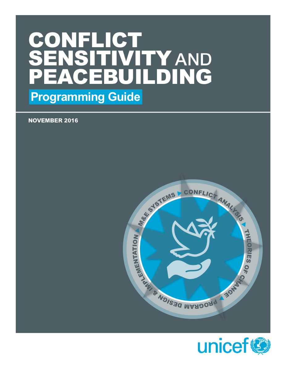 Programming Guide: Conflict Sensitivity and Peacebuilding | Alliance CPHA
