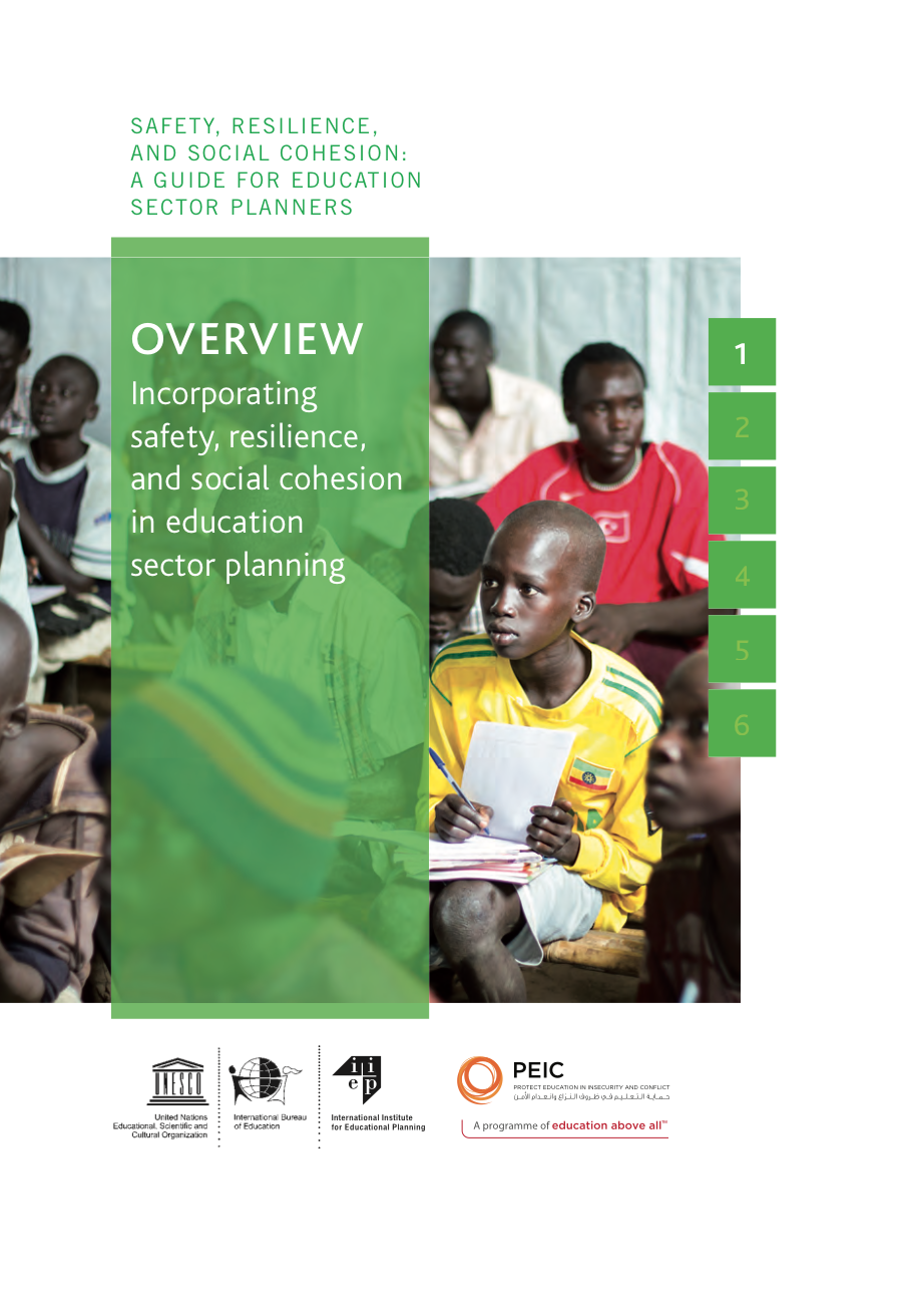 Overview: Incorporating Safety, Resilience, and Social Cohesion in ...
