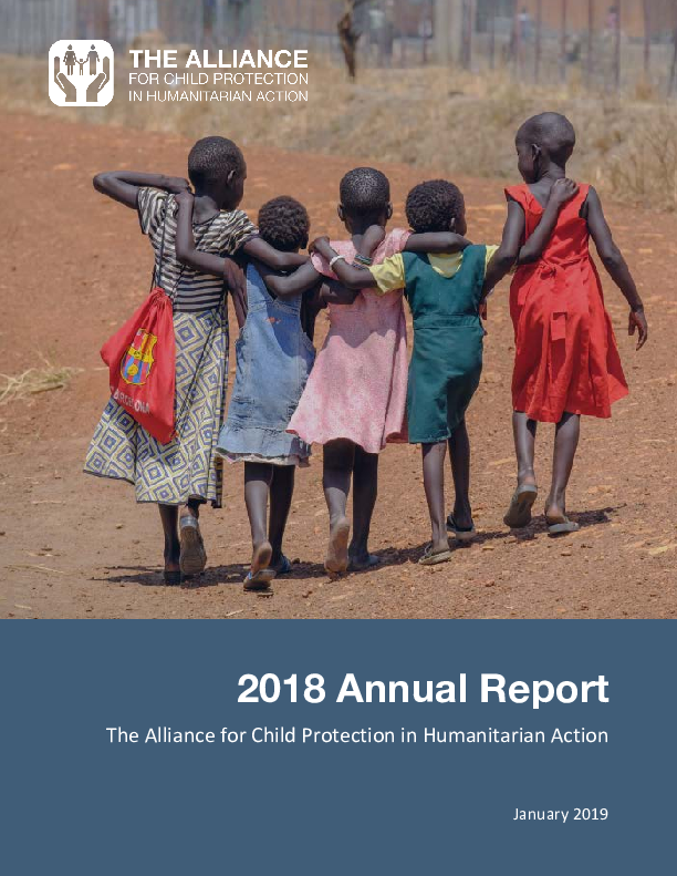 2018 Annual Report: The Alliance for Child Protection in Humanitarian ...