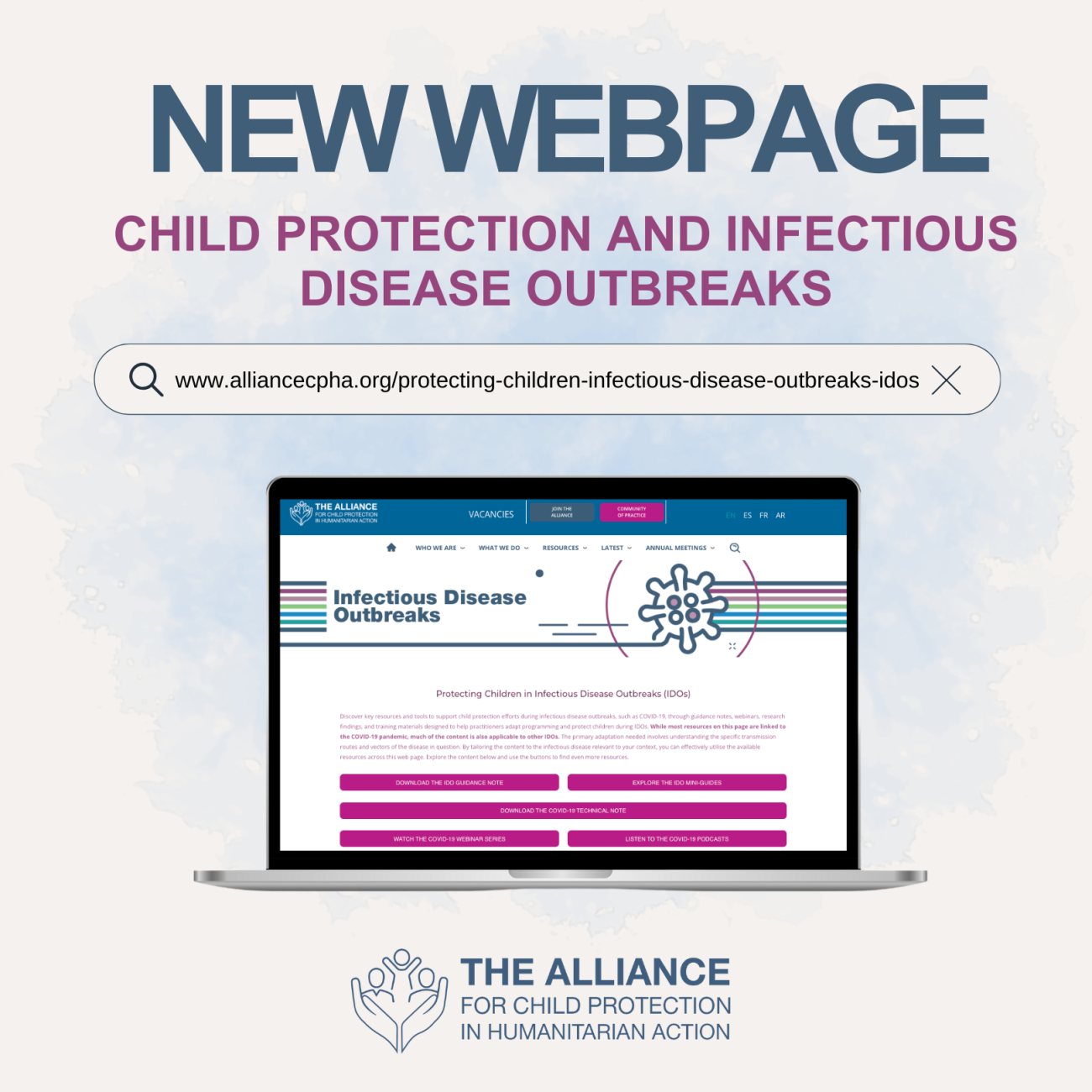 New Webpage Alert! Protecting Child Protection in Infectious Disease ...