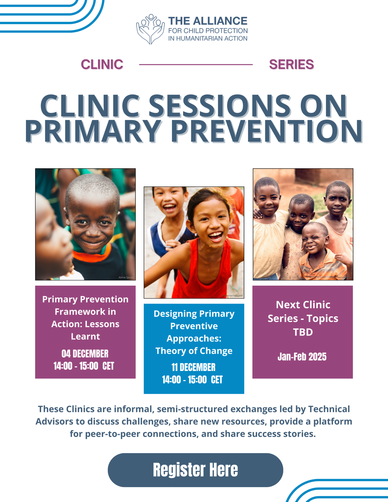 Clinic Sessions on Primary Prevention | Alliance CHPA