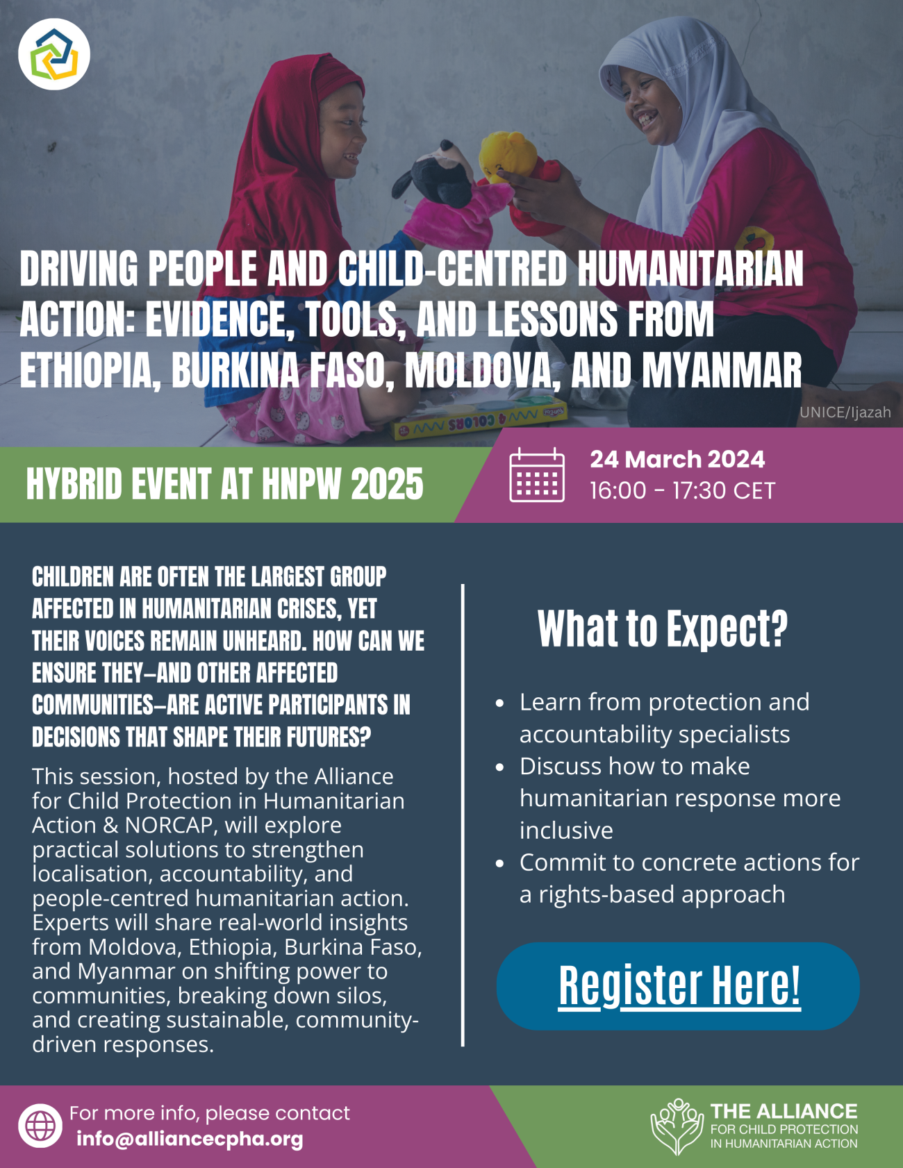 HNPW Session | Driving People and Child-centred Humanitarian Action ...