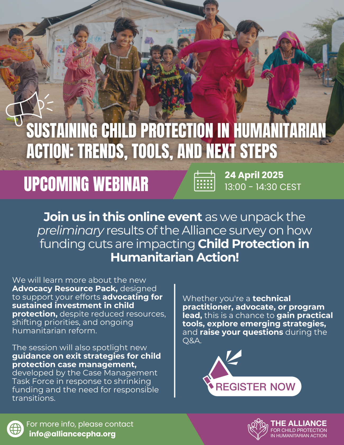 Webinar | Sustaining Child Protection in Humanitarian Action: Trends ...
